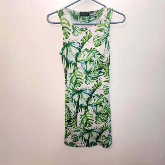 xync | Dresses | Palm Leaf Dress | Poshmark